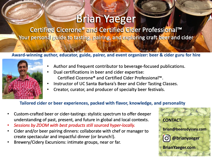 Deciphering the Mysteries of Beer (or Cider) via Virtual Beer Classes ...